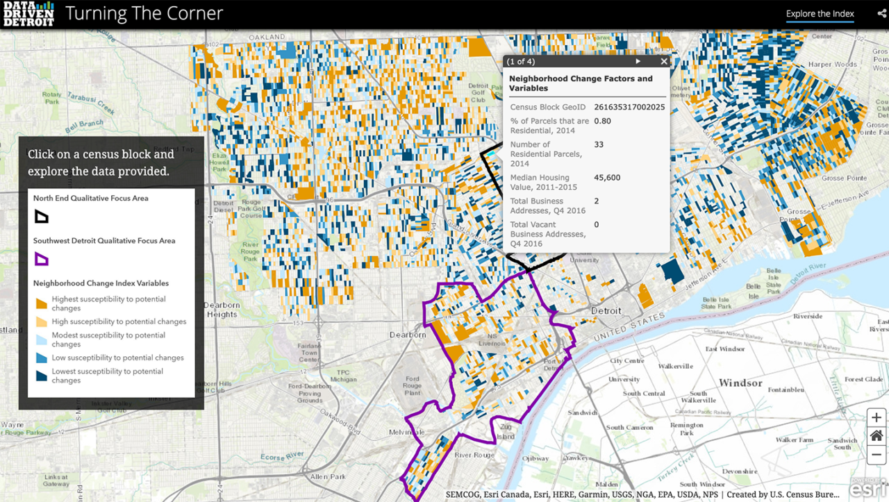 DataU – Turning the Corner | Data Driven Detroit